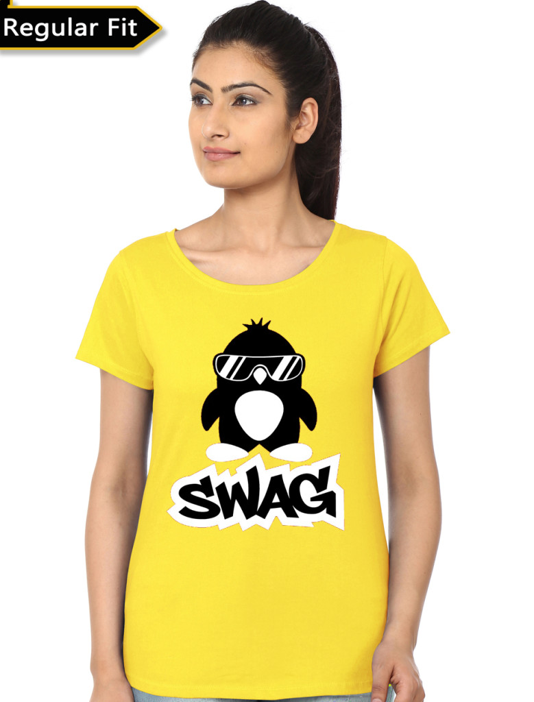 Penguin Red Girls Top - Swag Shirts