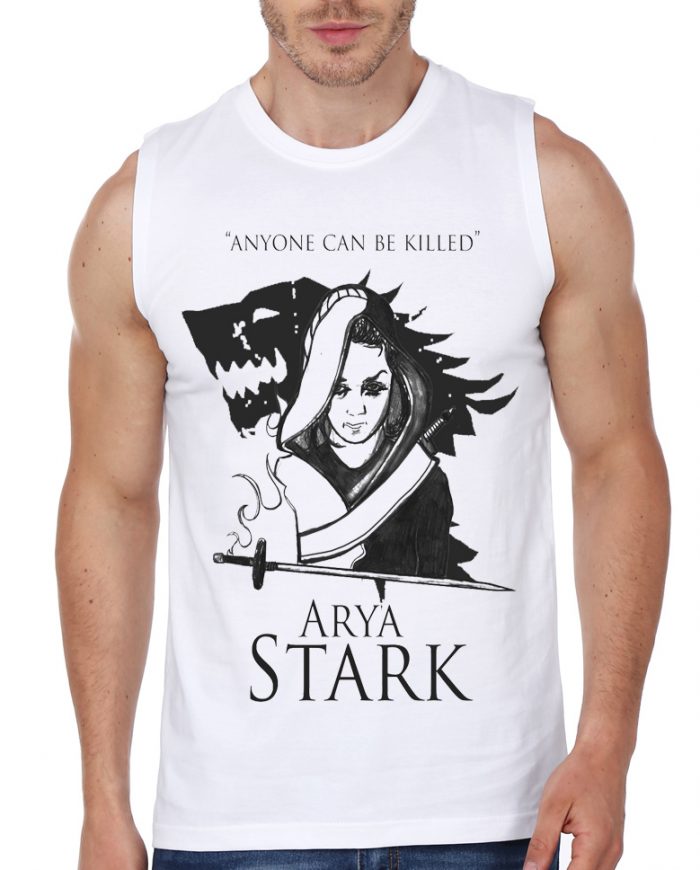 Deadpool White Vest - Swag Shirts