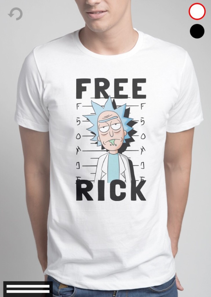 Free Rick White T-Shirt | Swag Shirts
