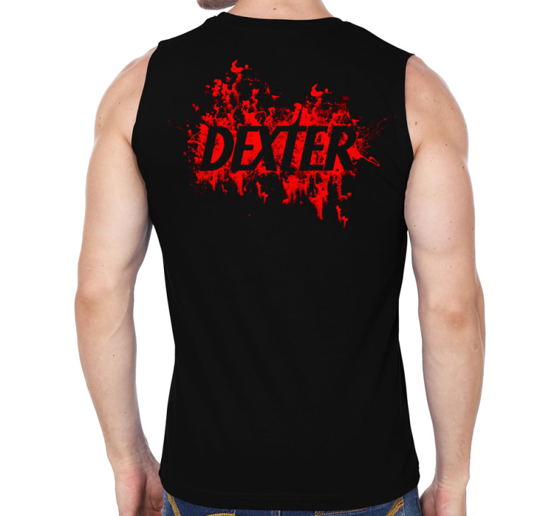 Dexter Black Vest | Swag Shirts