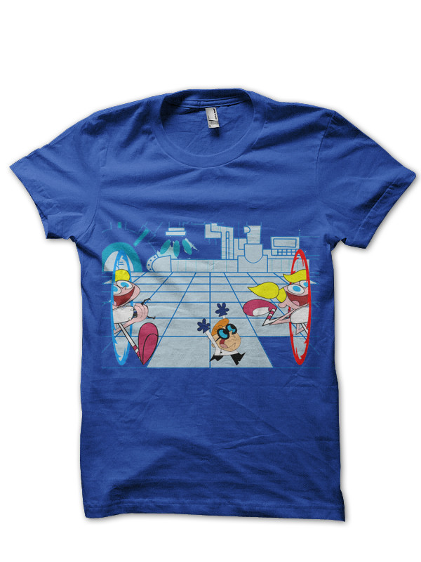 Dexter Lab Blue Tee | Swag Shirts