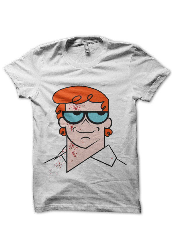 Dexter White Tee | Swag Shirts