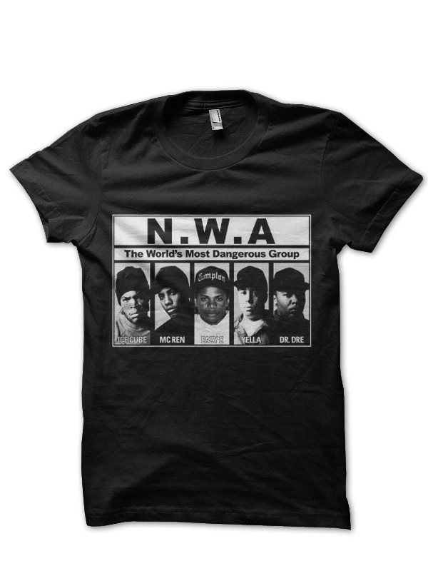 NWA Black T-Shirt | Swag Shirts