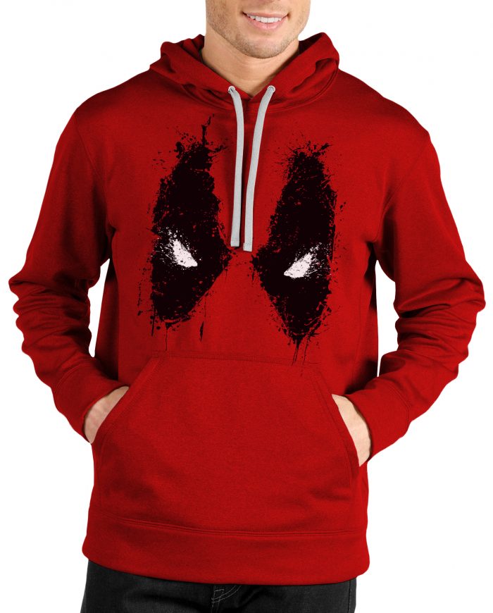 Deadpool Grey Hoodie - Swag Shirts