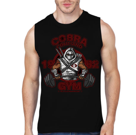 Cobra Command Black Gym Vest | Swag Shirts