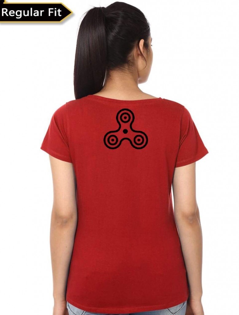 Custom Girls Red Tee | Swag Shirts