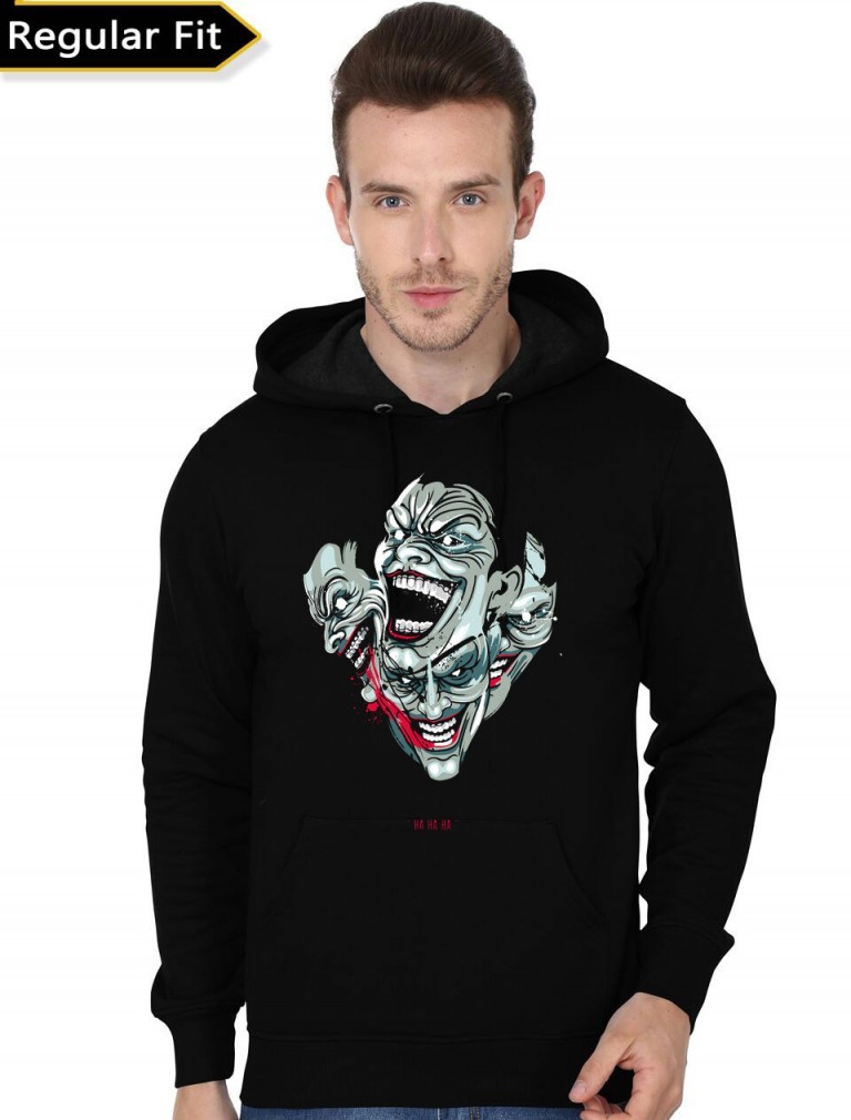 Joker Black Hoodie | Swag Shirts