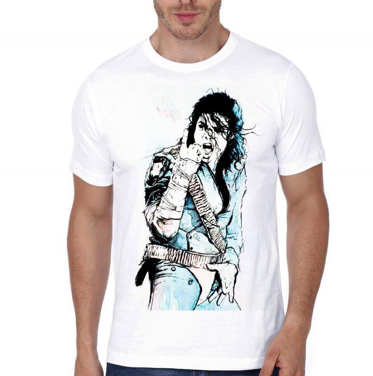 Michael Jackson White T-Shirt | Swag Shirts