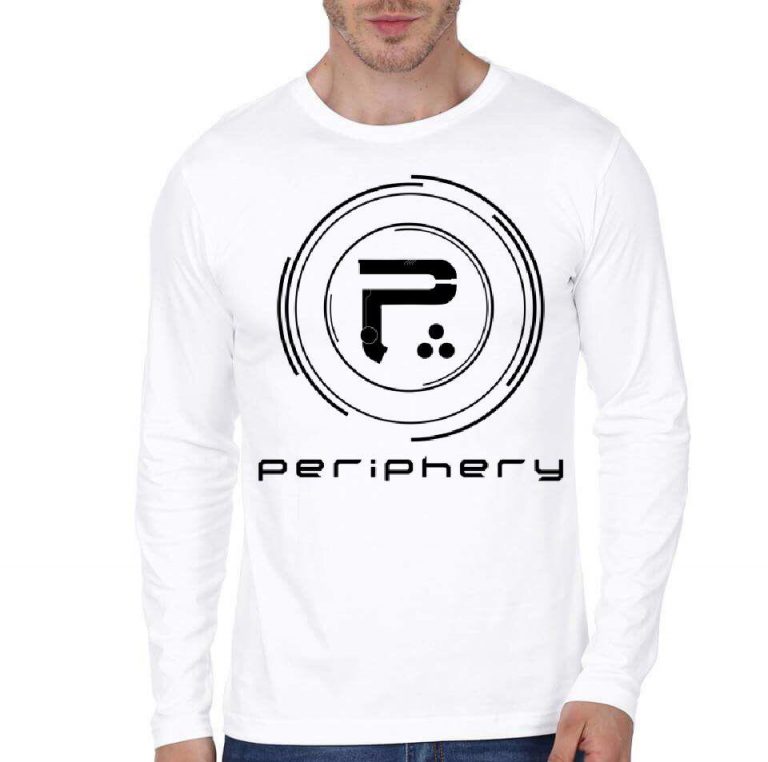 Periphery White Full Sleeve T-Shirt | Swag Shirts