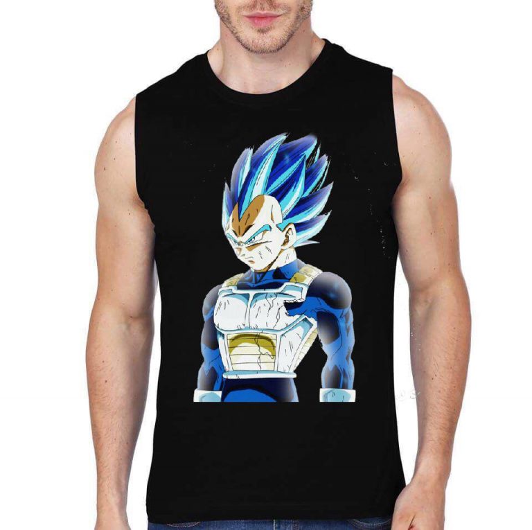 Vegeta Black Vest | Swag Shirts