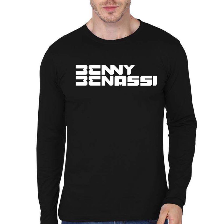 Benny Benassi Black Full Sleeve T-Shirt | Swag Shirts