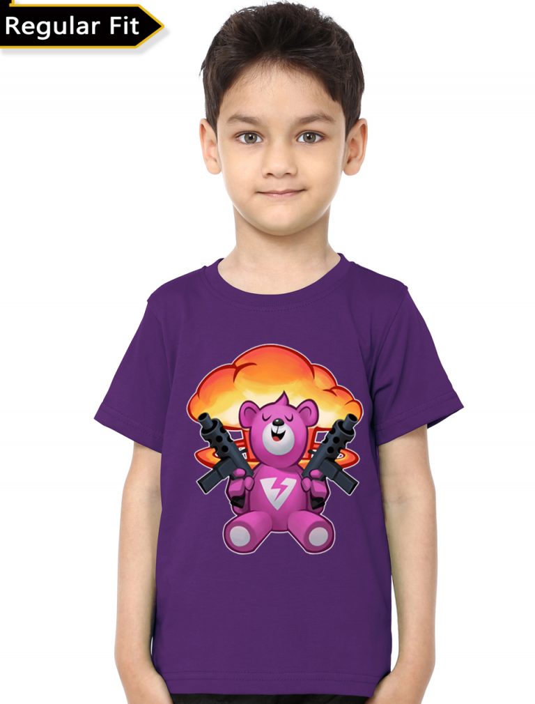 Fortnite Teddy Bear Purple T-Shirt | Swag Shirts