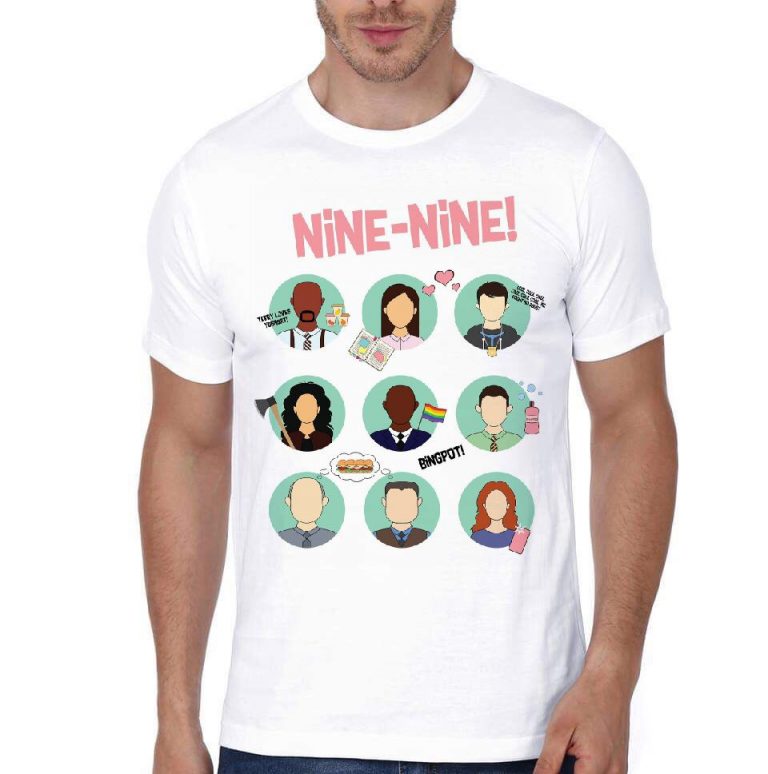 Brooklyn Nine Nine White T-Shirt | Swag Shirts