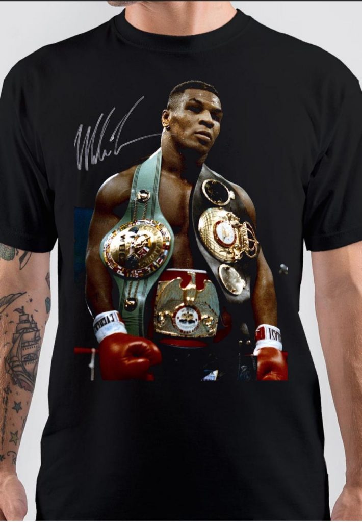 Elegantes T Shirt Mike Tyson Bild