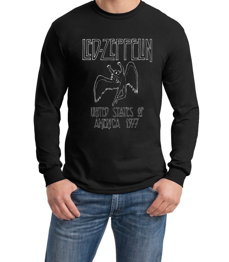 Led Zeppelin Full Sleeve Black T-Shirt | Swag Shirts