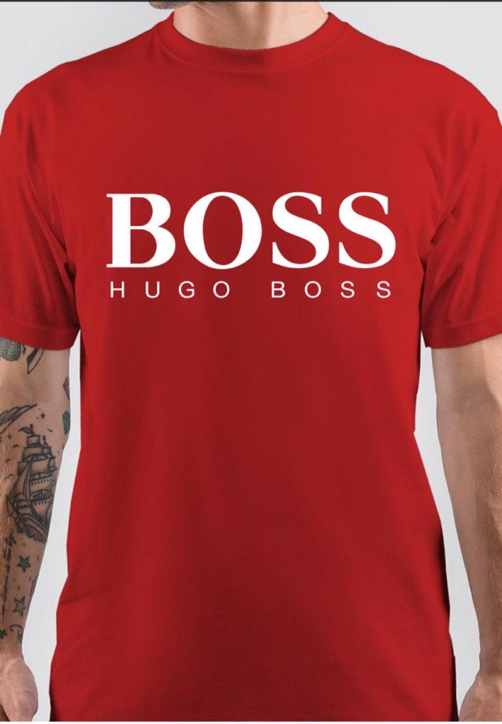 Boss Hugo boss Red T-Shirt | Swag Shirts