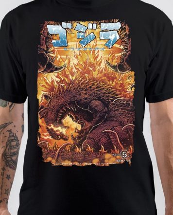 Godzilla Red T-Shirt | Swag Shirts