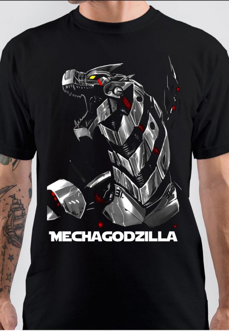 Mechagodzilla Black T-Shirt | Swag Shirts