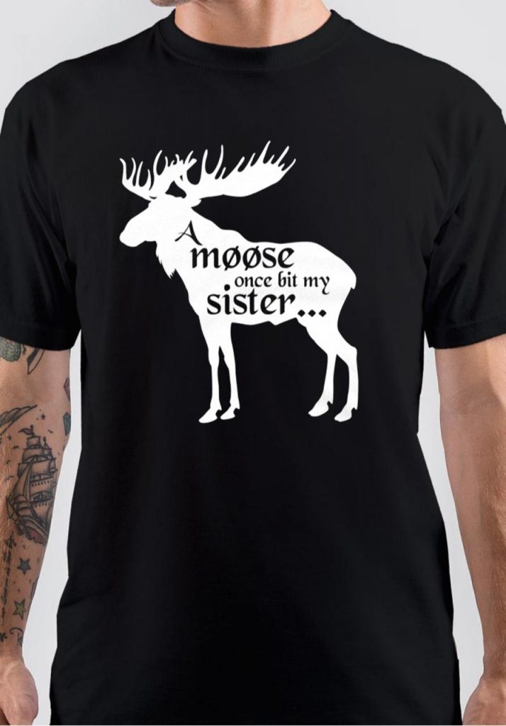 Monty Python A Moose Once Bite My Sister T-Shirt | Swag Shirts