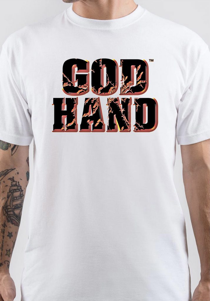 God Hand Game Logo T-Shirt | Swag Shirts