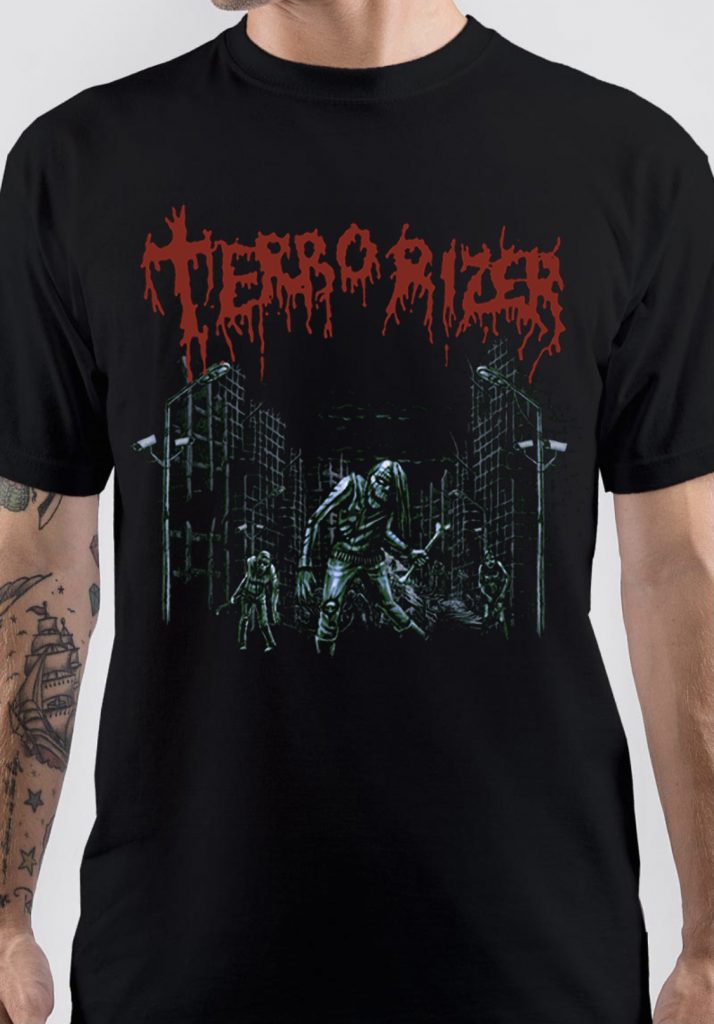 Hordes Of Zombies Terrorizer Band T-Shirt | Swag Shirts