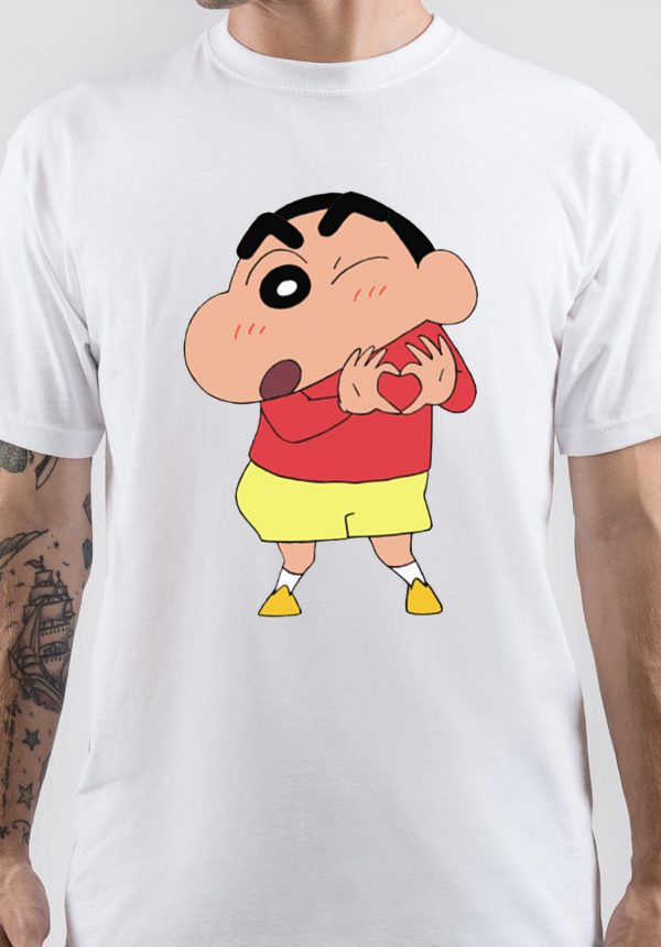 Shin Chan Heart T-Shirt | Swag Shirts