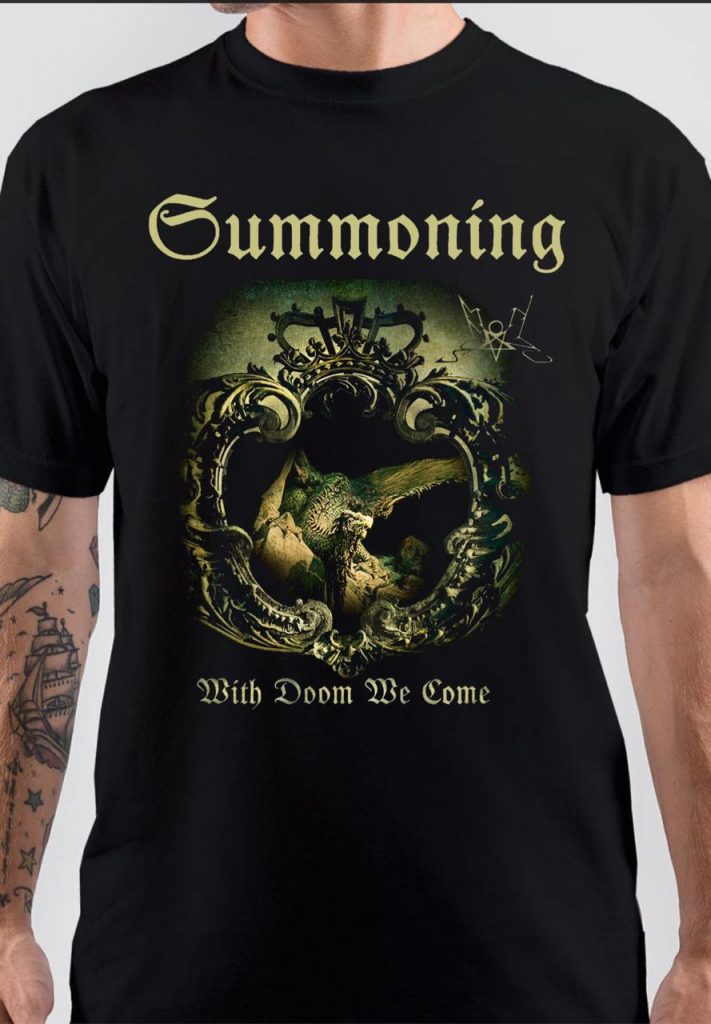 Summoning Band With Doom We Come T-Shirt | Swag Shirts