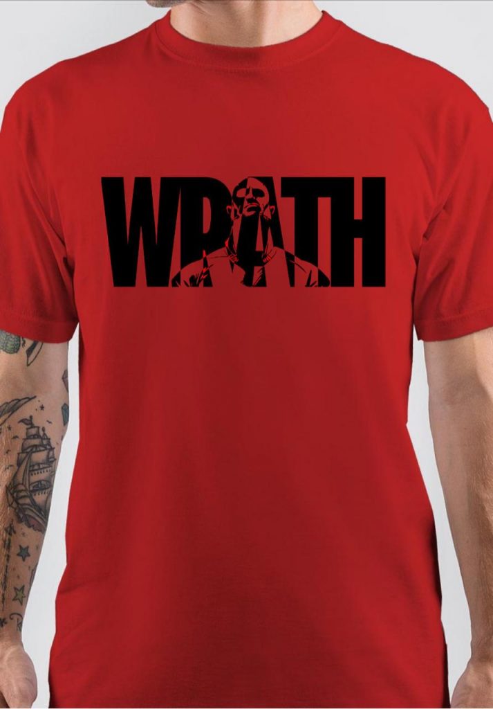 Wrath Red T-Shirt | Swag Shirts