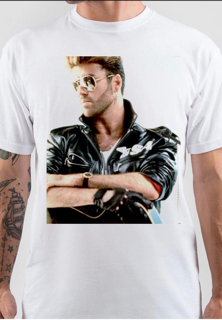 George Michael White T-Shirt | Swag Shirts