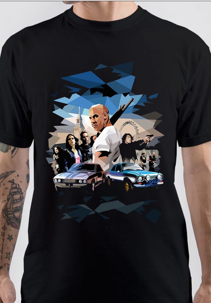 Fast & Furious Black T-Shirt | Swag Shirts