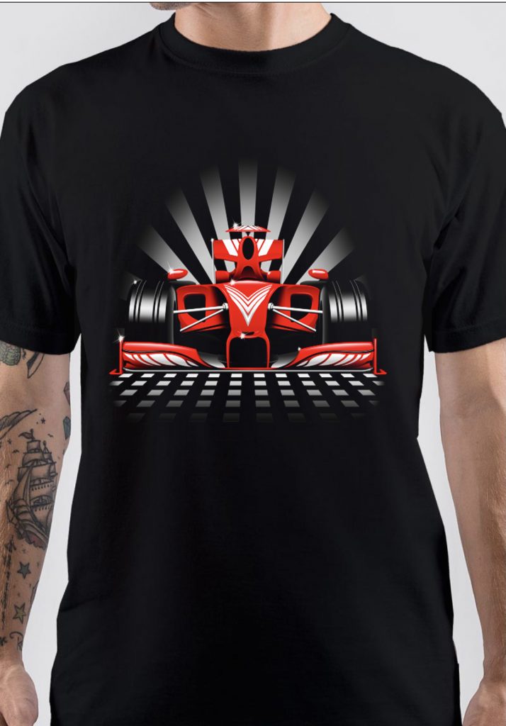 Formula 1 Black T-Shirt | Swag Shirts