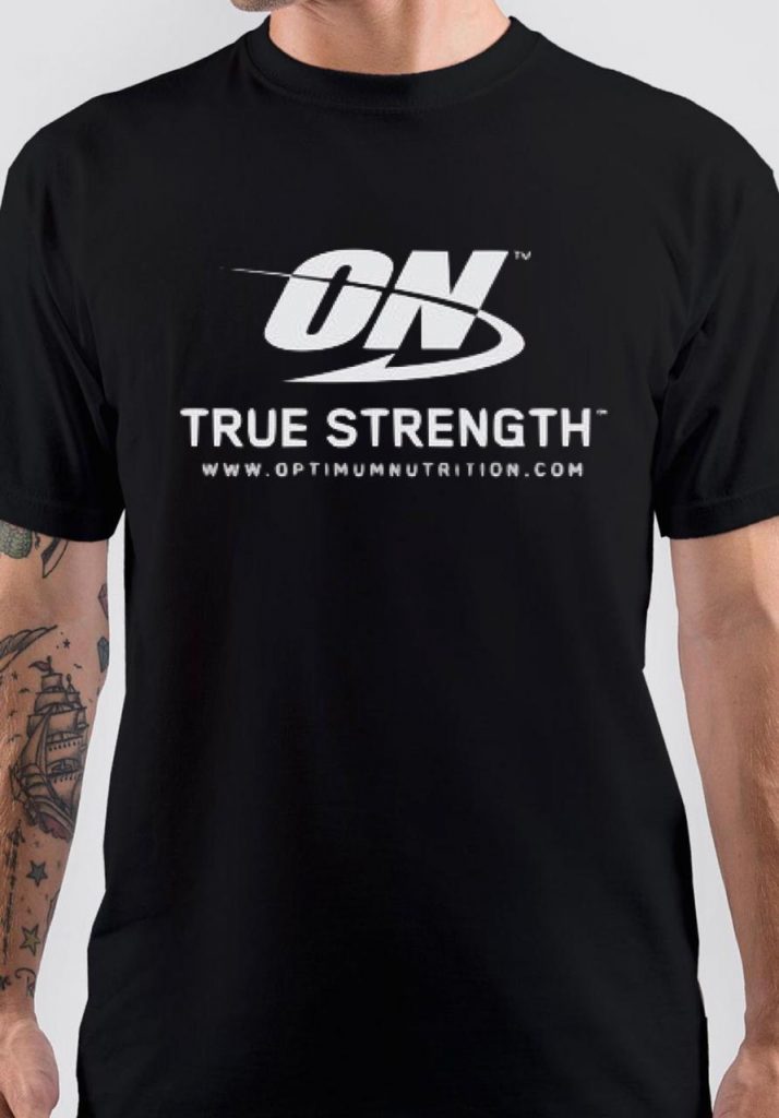 Optimum Nutrition Black T-Shirt | Swag Shirts