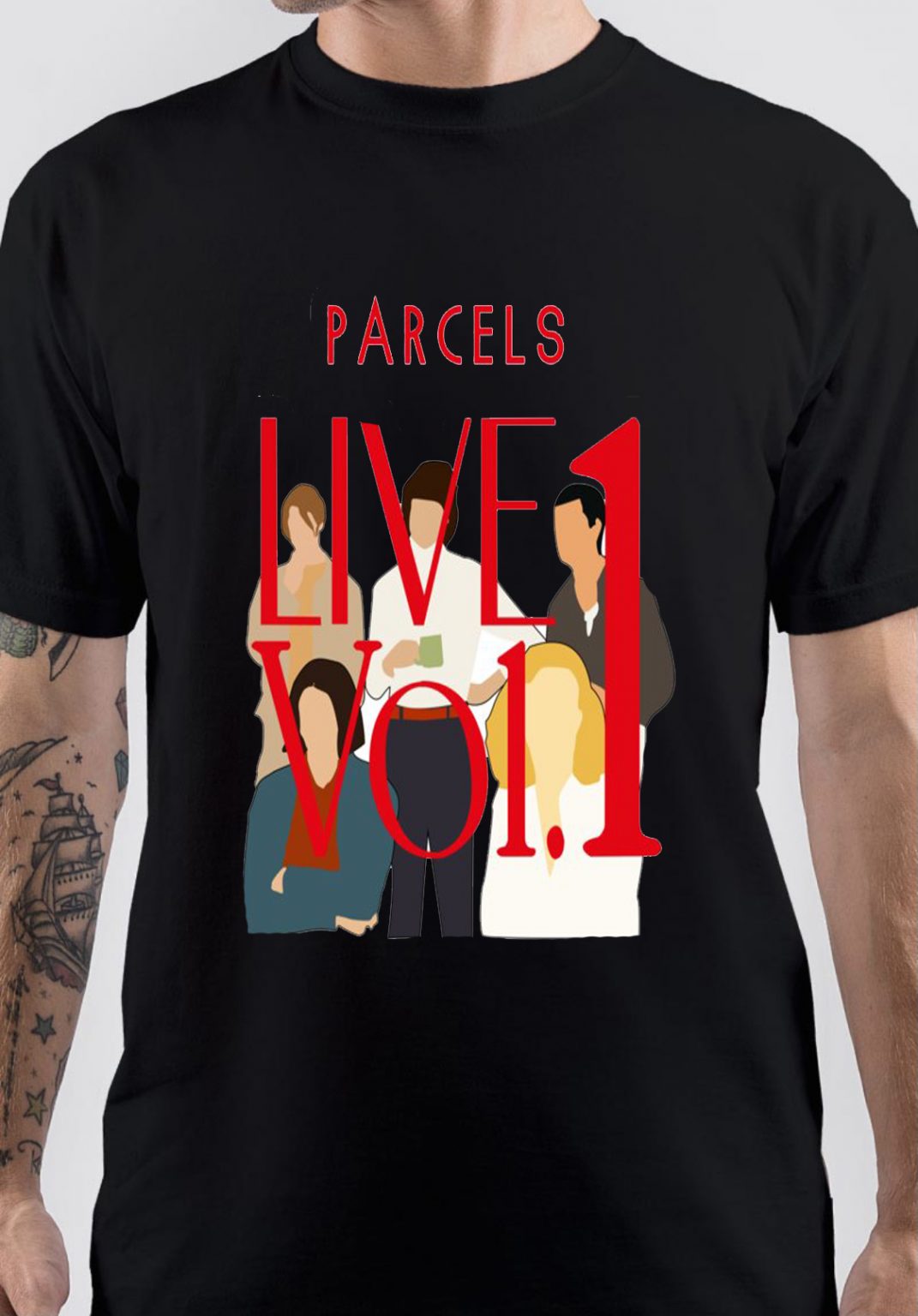 Parcels Band T-Shirt | Swag Shirts