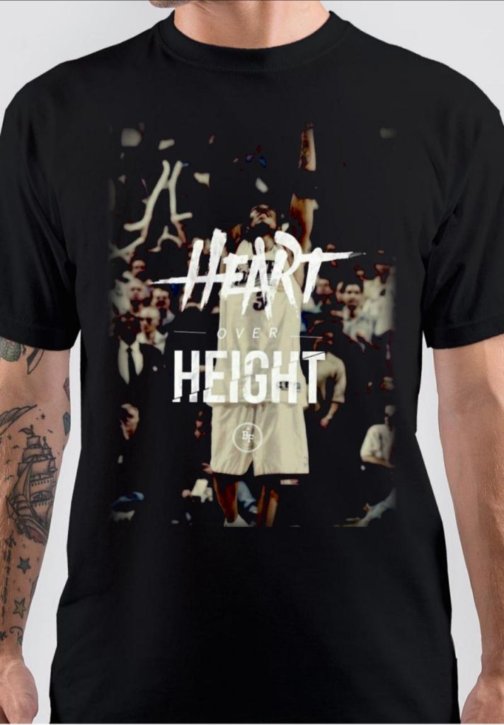 HEART OVER HEIGHT TSHIRT | Swag Shirts