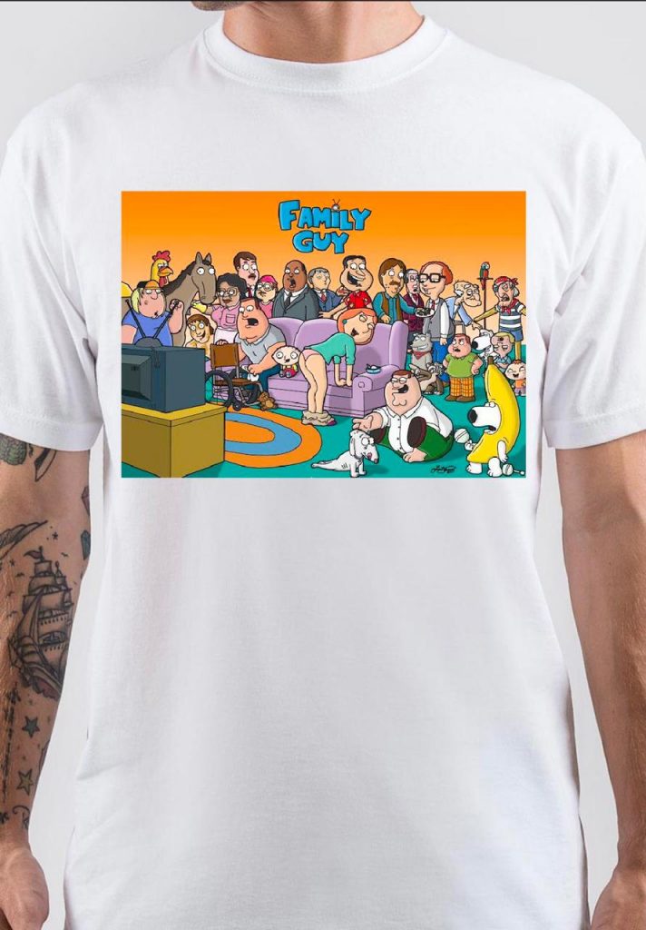 Family Guy White T-Shirt | Swag Shirts