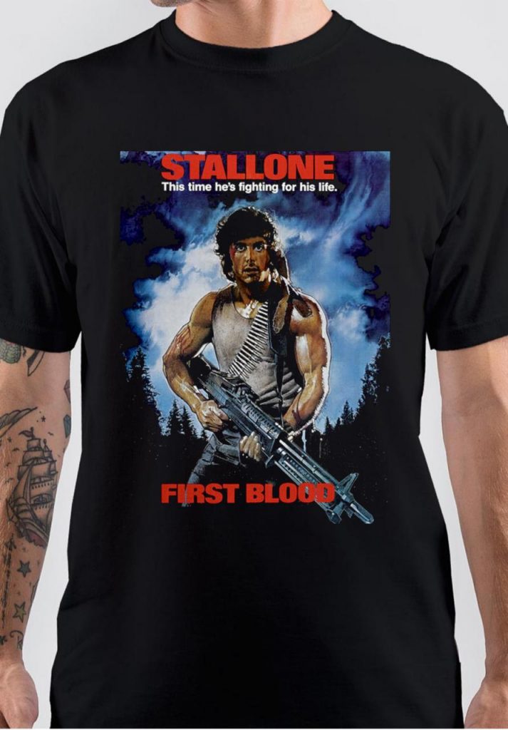 Stallone First Blood T-Shirt | Swag Shirts