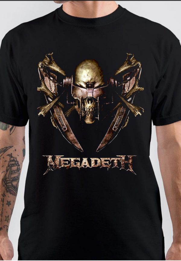 Megadeth Black T-Shirt | Swag Shirts