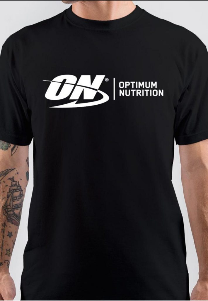 Optimum Nutrition Black T-Shirt | Swag Shirts
