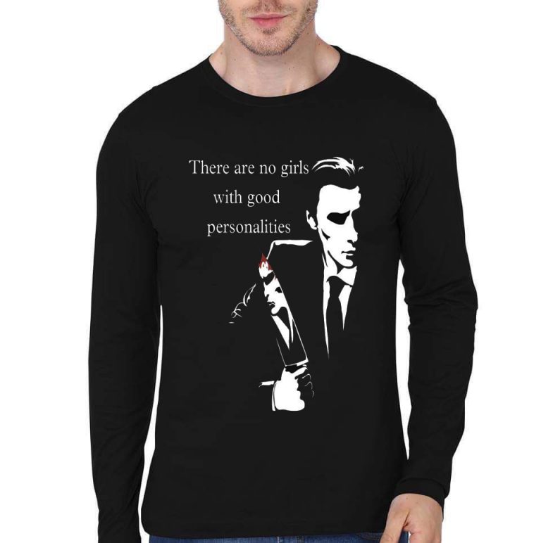 American Psycho Full Sleeve T-Shirt | Swag Shirts