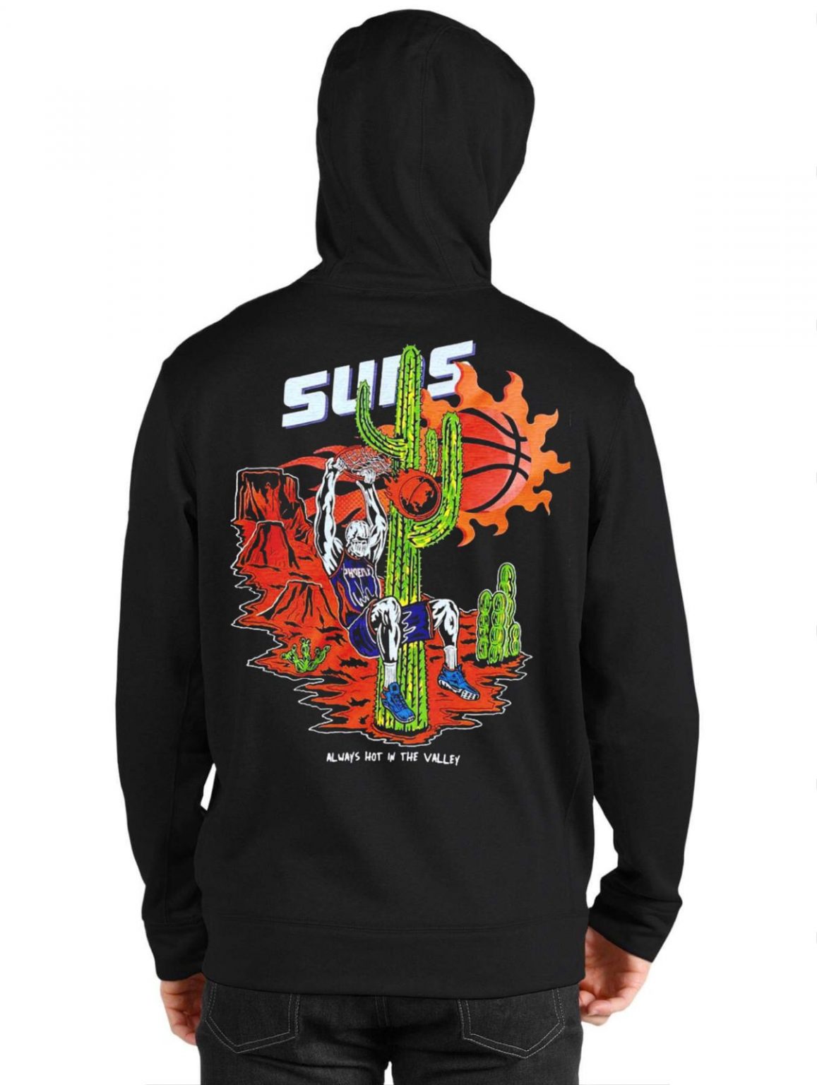 Warren Lotas Warren Lotas Phoenix Suns Cactus Hoodie | Swag Shirts