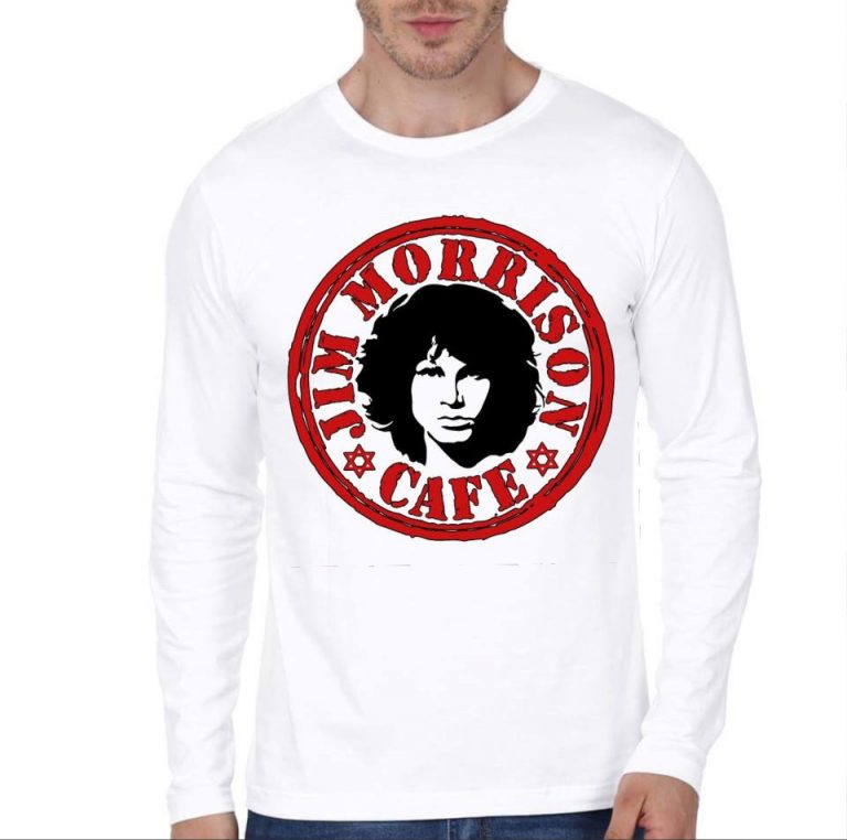 Jim Morrison Cafe Full Sleeve T-Shirt | Swag Shirts