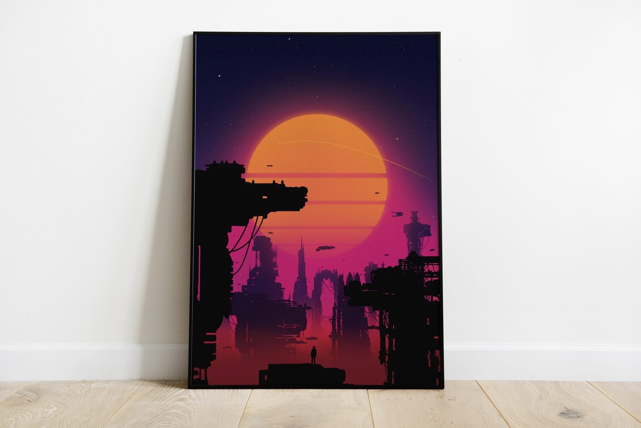 Cyberpunk City Poster | Swag Shirts