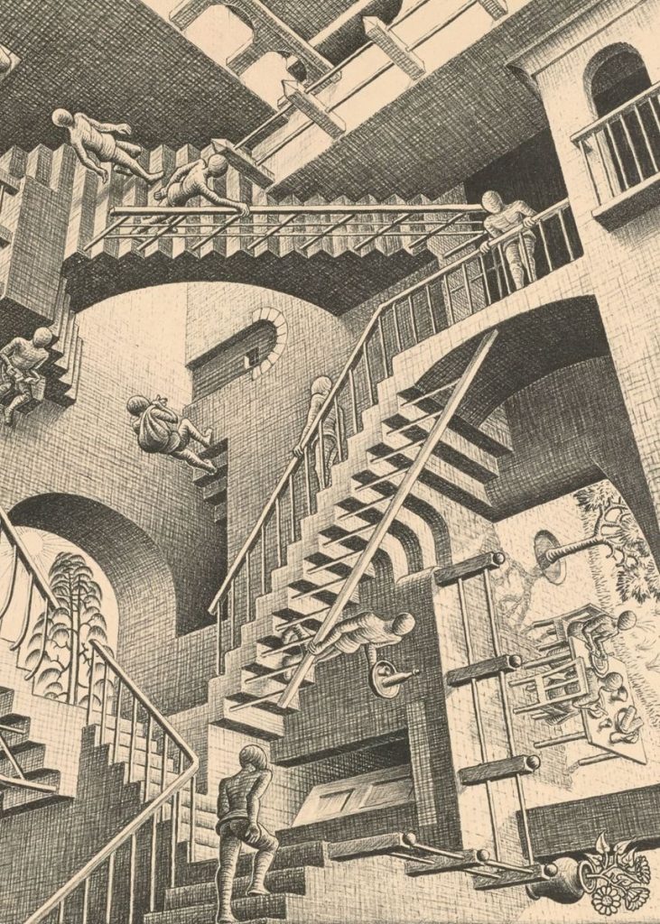 Escher Relativity Poster | Swag Shirts