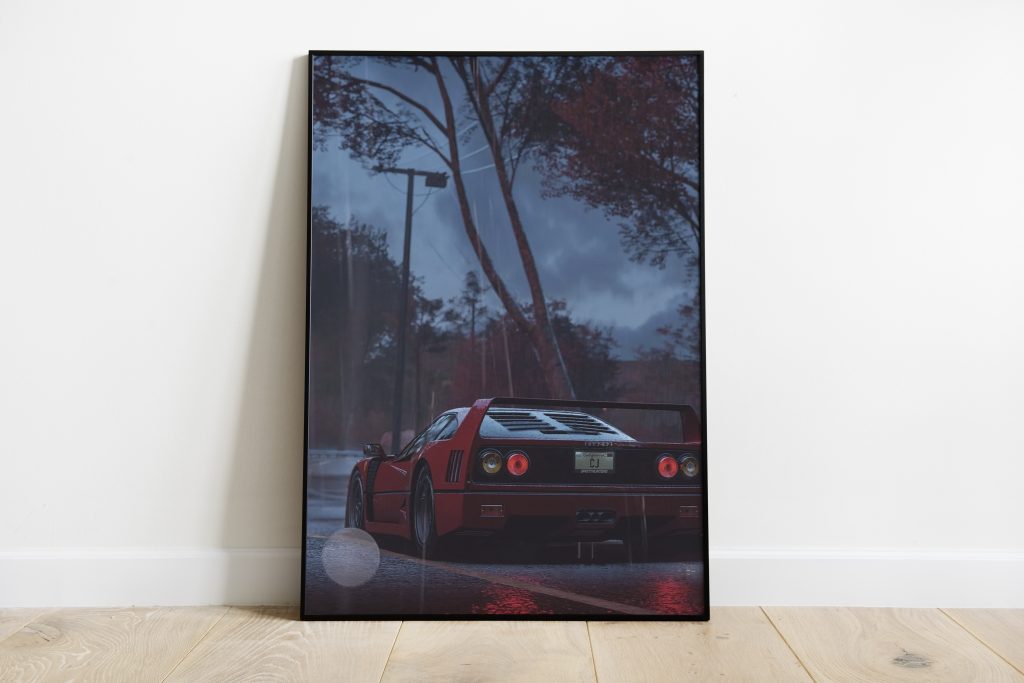 Ferrari F40 Poster | Swag Shirts