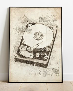 Hard Disk Drive Poster | Swag Shirts