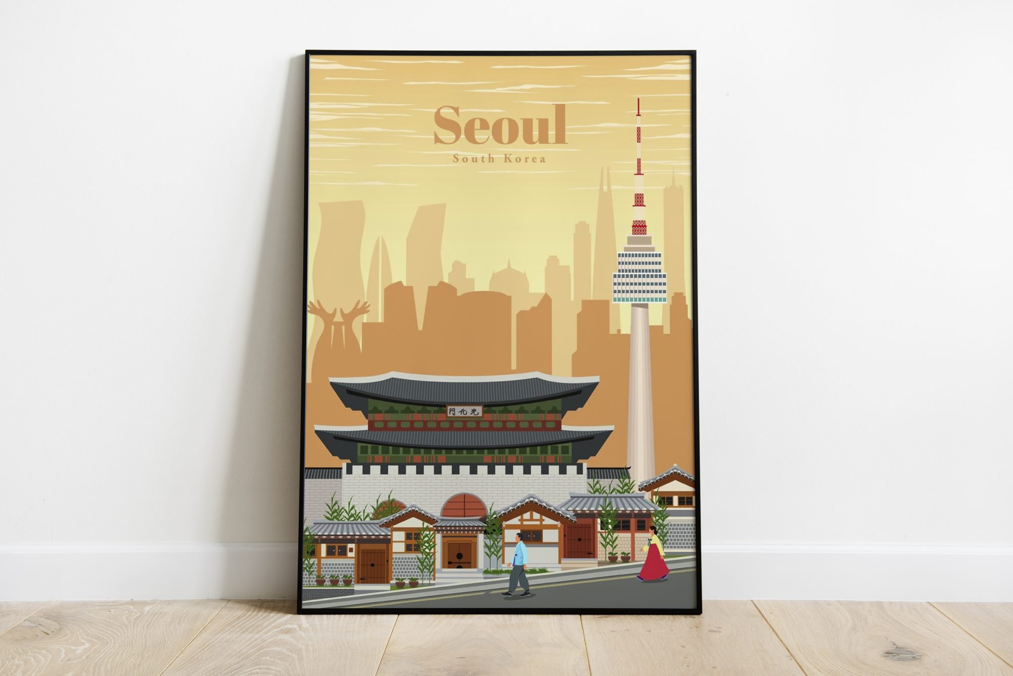 Travel To Seoul Poster | Swag Shirts