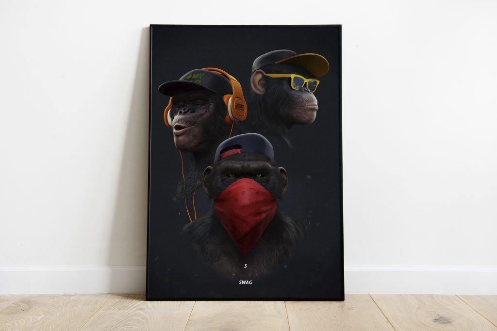 Trhee Wise Swag Poster | Swag Shirts