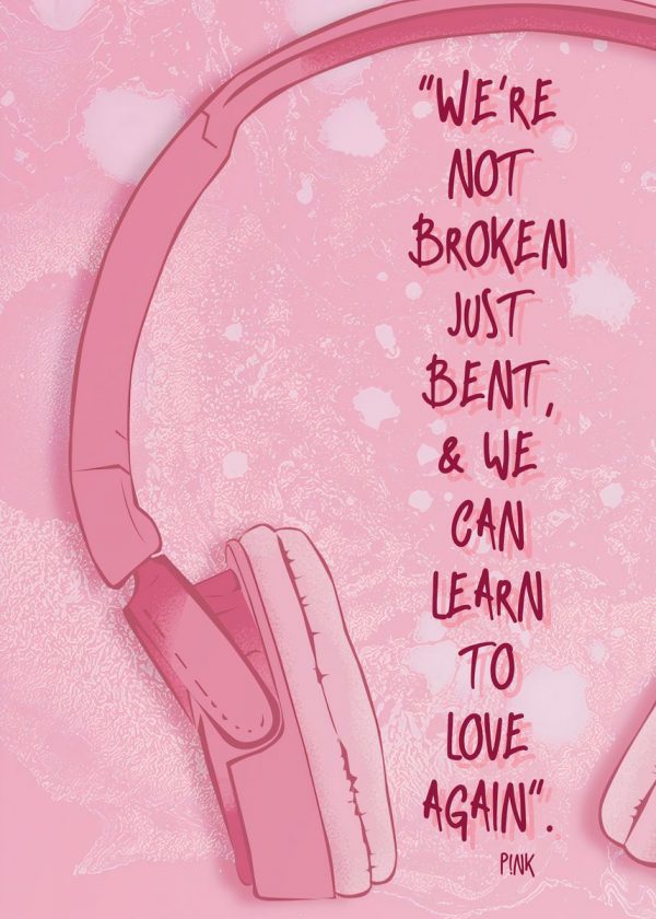 Pink Lyrics Poster | Swag Shirts