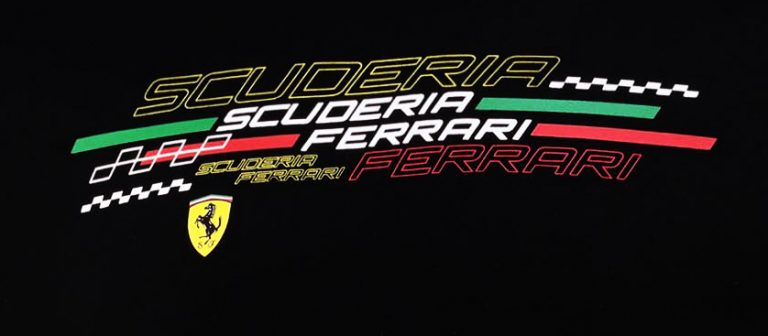 Scuderia Ferrari Crewneck Black T-Shirt | Swag Shirts