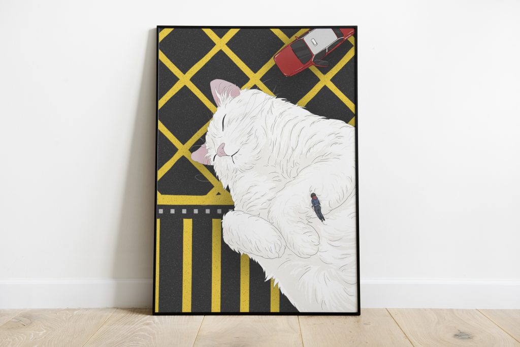 Giant Cat Poster | Swag Shirts